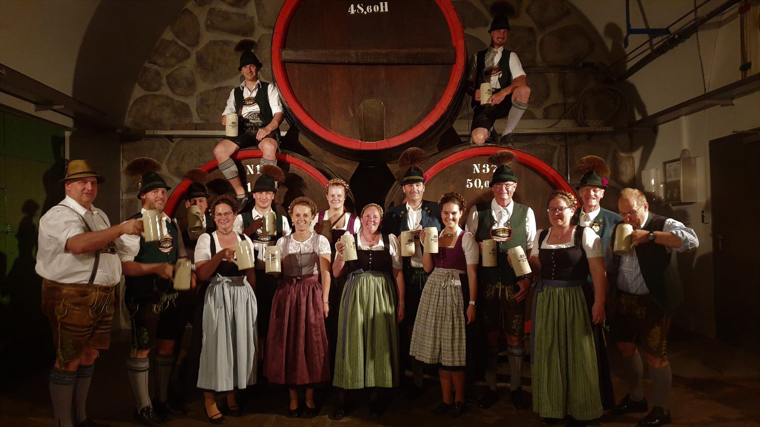 Bierprobe bei Brauer Wieninger - GTEV Edelweiß Hammerau-Ainring